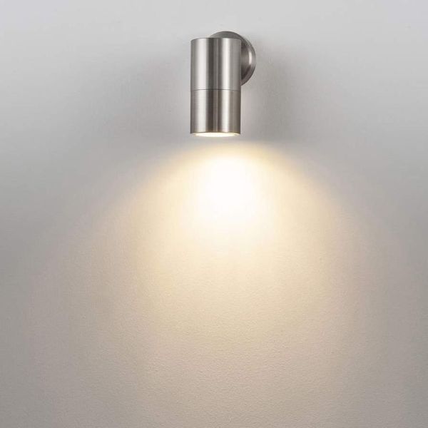 Stainless Steel Light Fixtures Energetic Lighting 14" LED Flush Mount