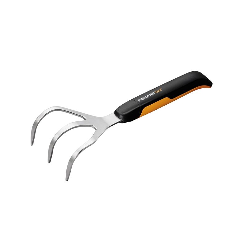 Fiskars Xact Cultivator Weeder Soil Aerator Stainless Steel SoftGrip ...