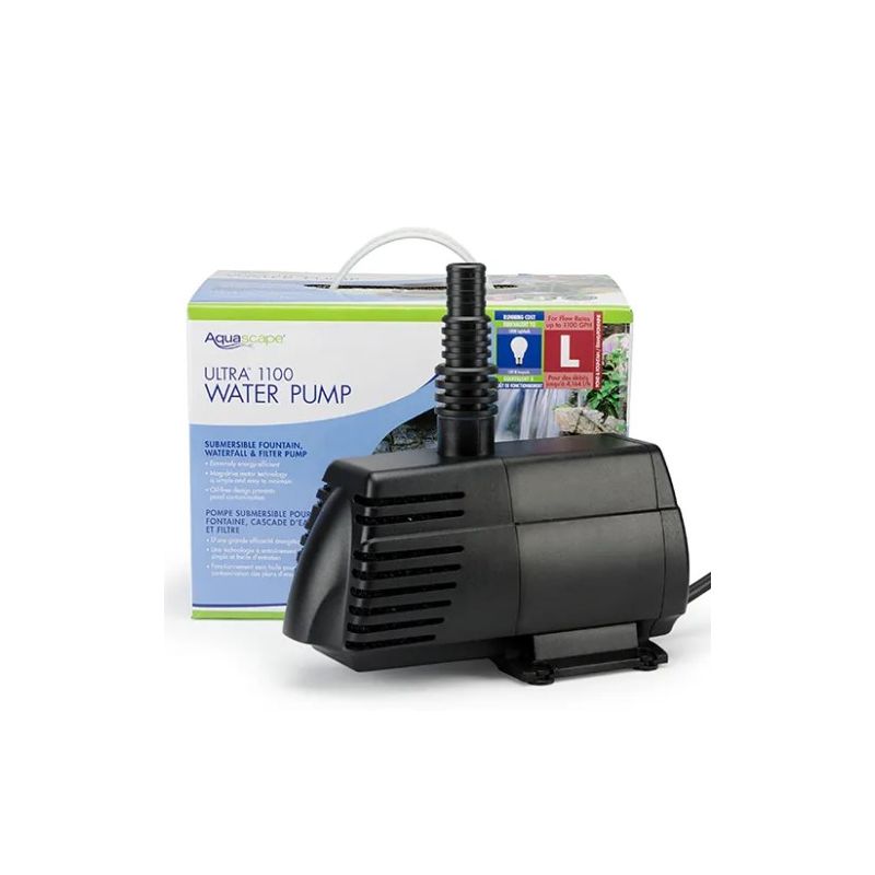 Aquascape Ultra-1100 Pump for medium Ponds, 3000L/hr, Fountain ...