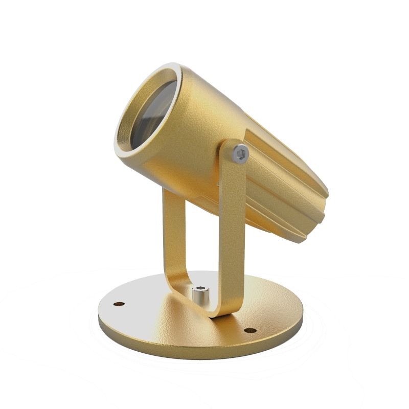 Aqualux AQL-540-BR-LX03 Solid Cast Brass Surface Mount Pond Spotlight ...