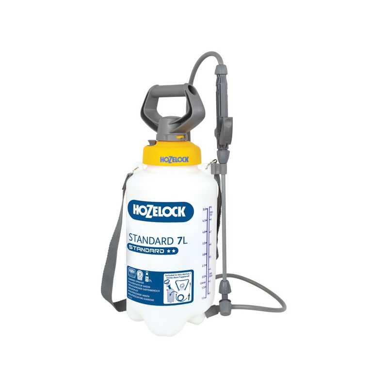 Hozelock Standard Pressure Sprayer 7L | Adjustable Nozzle & 3-Year ...