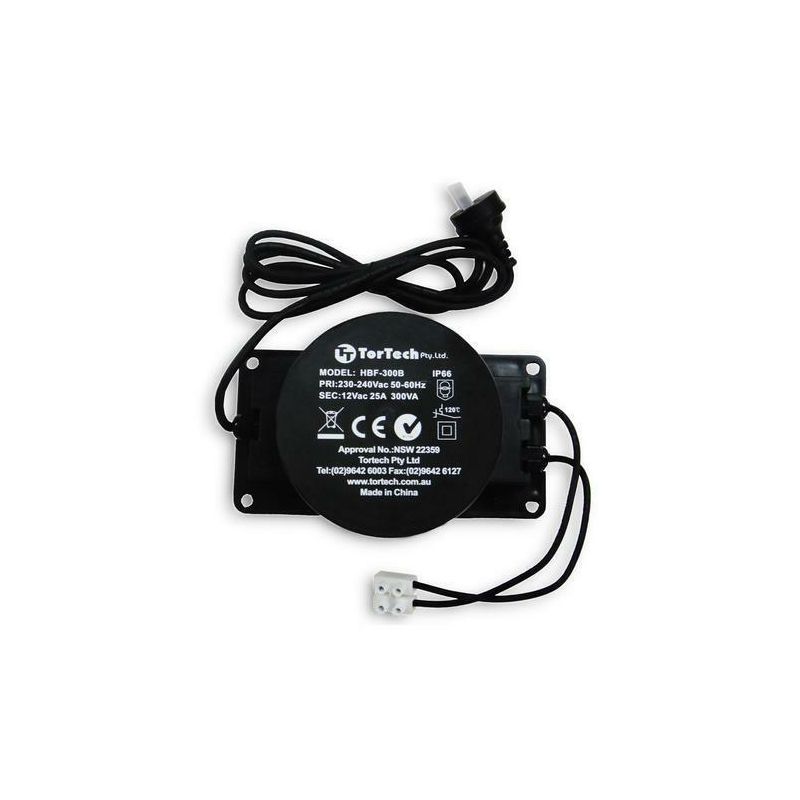 TorTech Toroidal Transformer HBF-300B IP66 TXF 300VA 240/12V