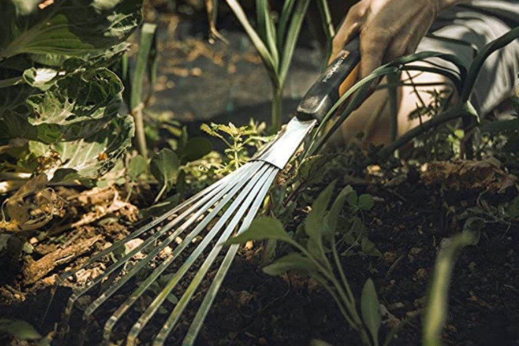 Hand rake – This handy tool is used for removing leaves and other ...