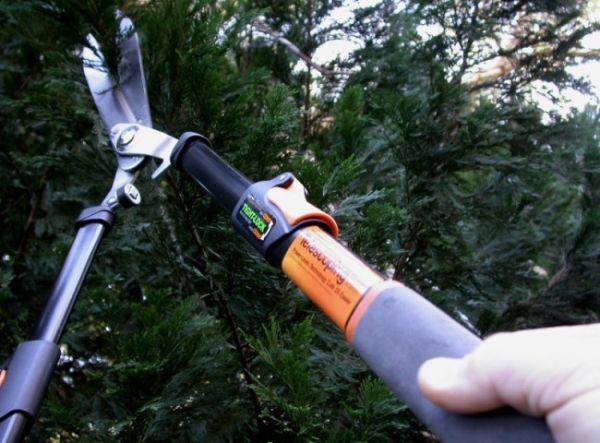 Fiskars 9169 1027788 Power Lever Telescopic Hedge Shear 91696935