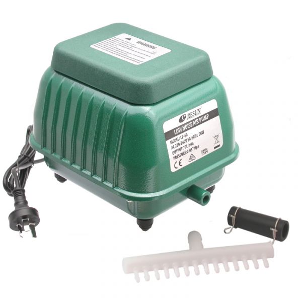 Resun LP60 Air Pump (70L/min or 4200L/hr) for Pond, Septic Tank and ...