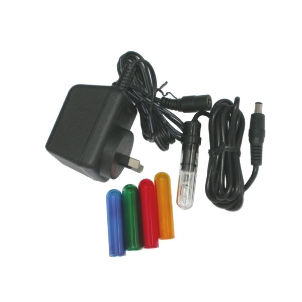 Mini Submersible Halogen Pond Light - with additional 4 coloured lenses