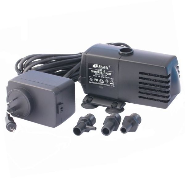 Resun King 1ALV Fountain or Waterfall 12Volt AC Low Voltage Pond Pump