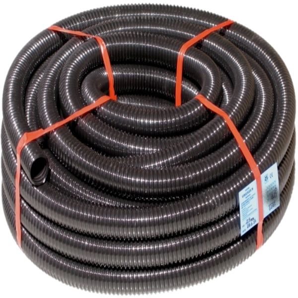 50mm Spiral Ribbed Tubing - Pond Pump Hose (Vinilflex N) - 25m roll