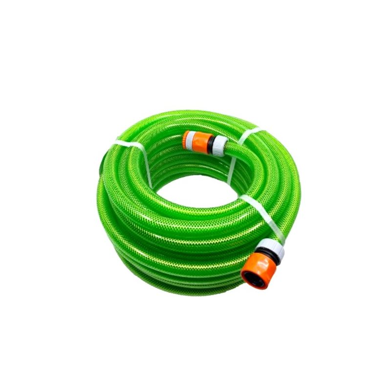 High Visibility Garden Hose Lime Green 12mm x 20m, Fitted, Australian made