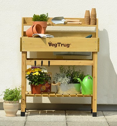 Assembled dimensions of a good potting table should be such that it ...